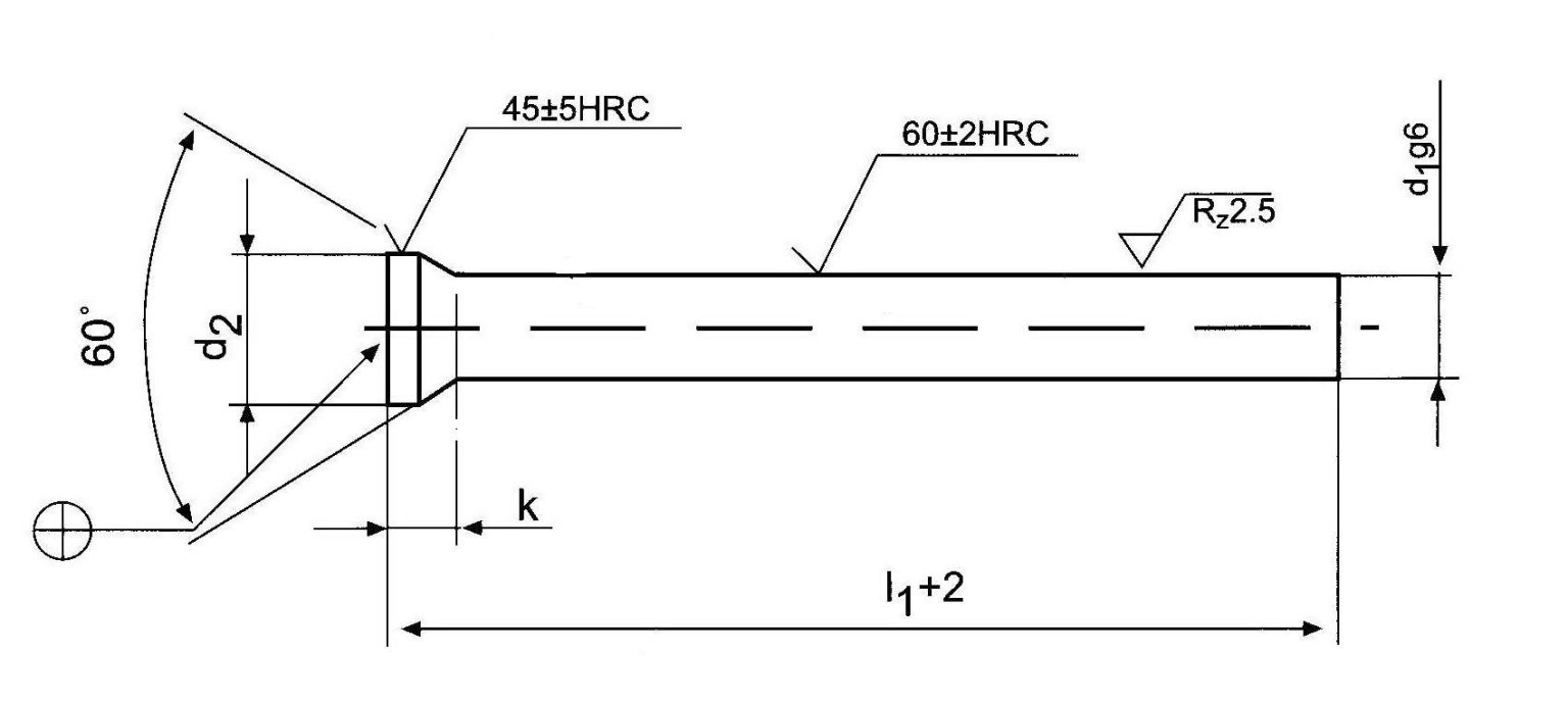 Conical Head Ejector Pins DIN 1530-D – Mei Ah Group